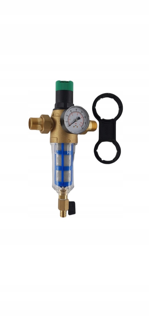 REDUKTOR CIŚNIENIA WODY Z FILTREM MANOMETREM 1 - 13792240746 - oficjalne archiwum Allegro
