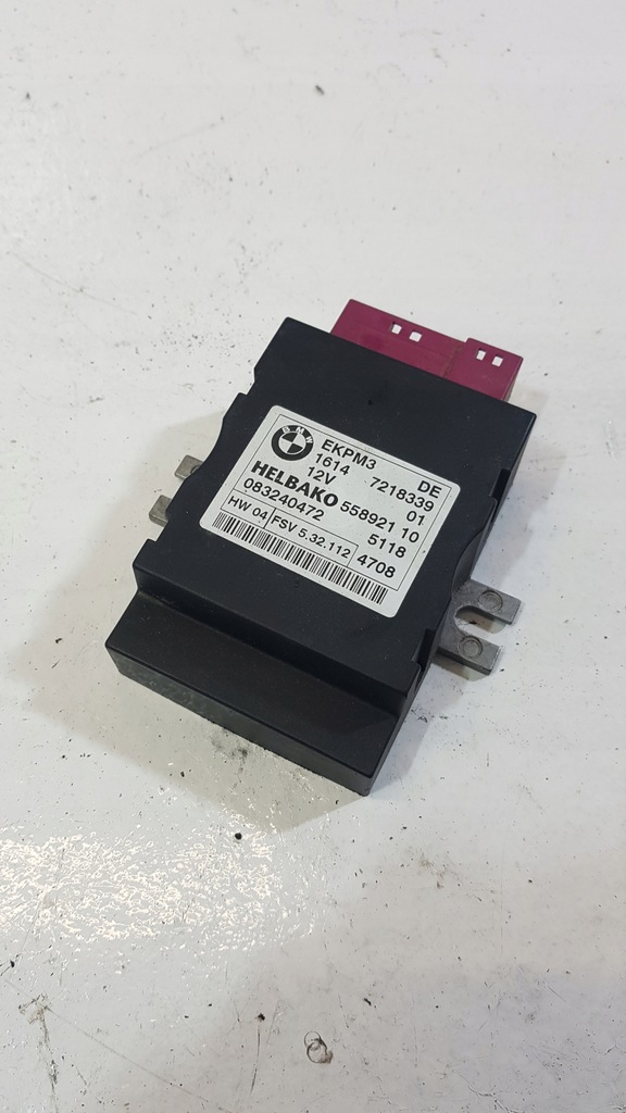 STEROWNIK POMPY PALIWA BMW E92 - 12430722777 - oficjalne archiwum Allegro