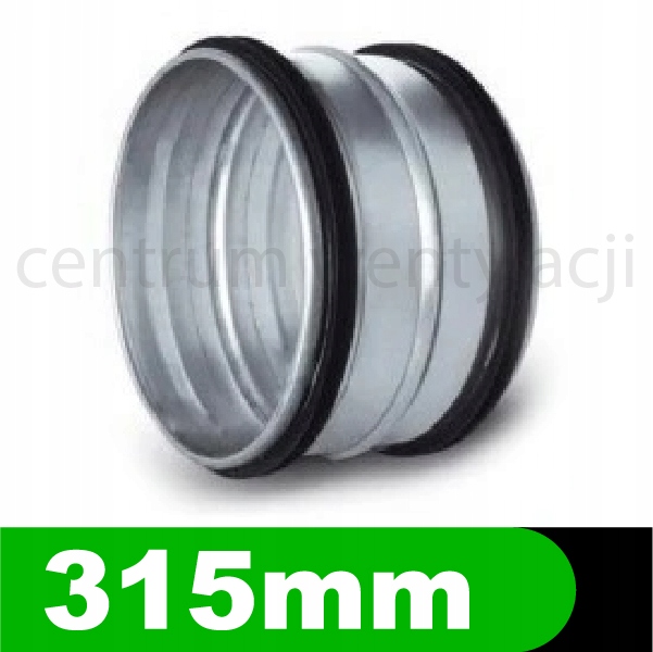 Nypel łącznik z uszczelką do rur Spiro fi 315 - 11504505232 - oficjalne archiwum Allegro