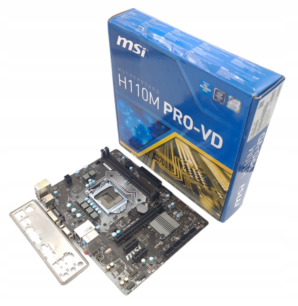 Płyta główna MSI H110M PRO-VD LGA1151 BOX - 13497470232 - oficjalne archiwum Allegro