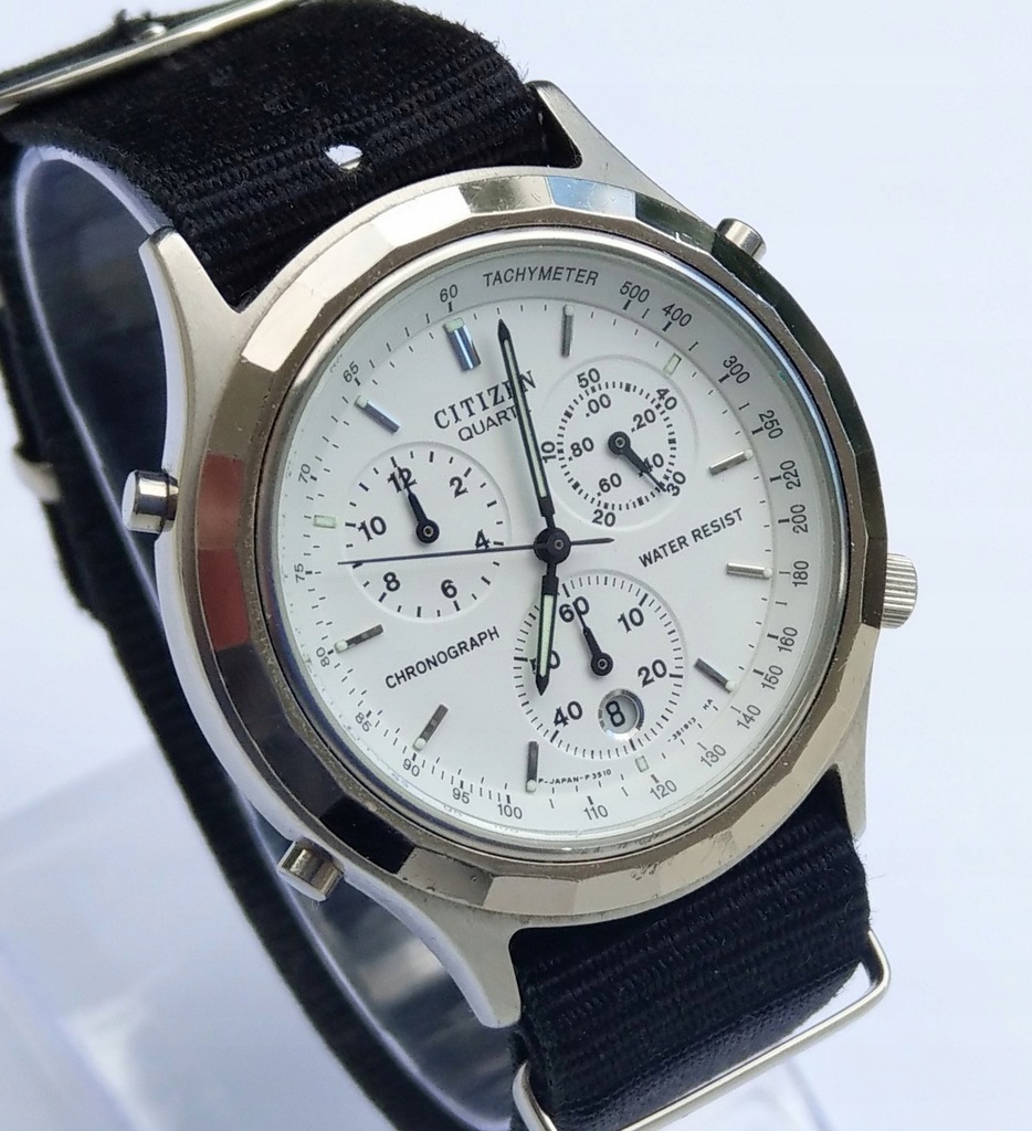 Citizen Quartz Chronograph 3560 Japan Vintage - 12568930692 - oficjalne ...