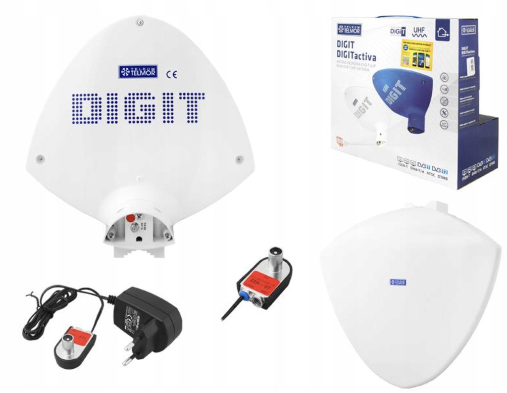Купить Telmor ANTENNA Active ACTIVA DIGIT Белый Блок питания: отзывы ...