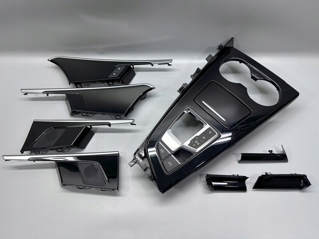 AUDI A4 B9 LIFT LISTWY OZDOBNE BLACK PIANO DEKORY DRZWI TUNELU ...