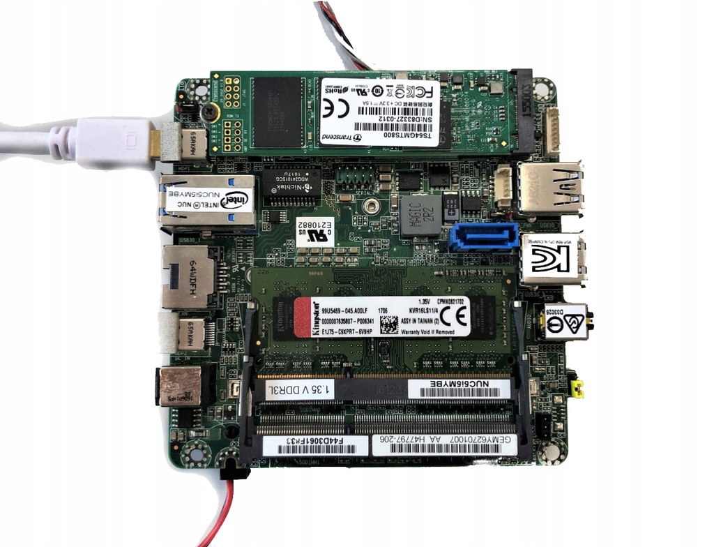 Płyta Główna Intel i5-5300u 4GB RAM 64SSD Zasilacz - 11231417193 ...