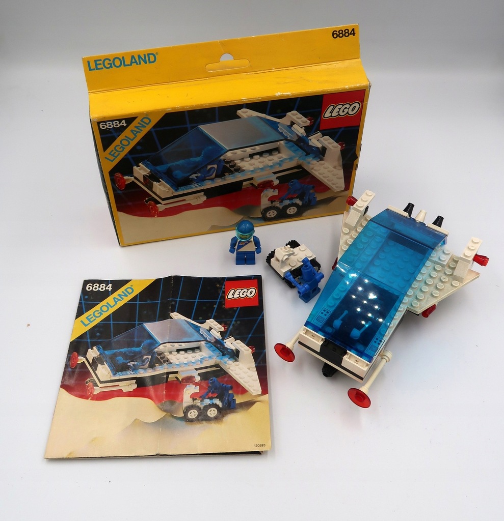 LEGO SPACE 6884 KARTON INSTRUKCJA KLOCKI ZESTAW - 13952657800 ...