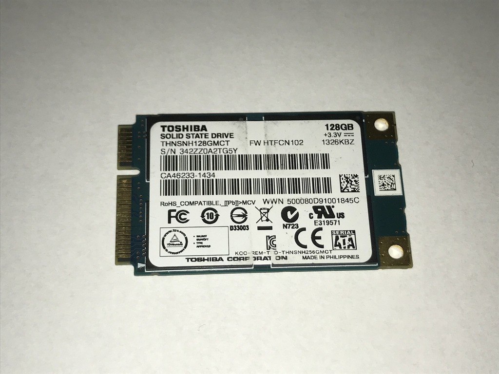 SD92 Dysk SSD TOSHIBA THNSNH128GMCT 128GB - 12814719308 - oficjalne ...
