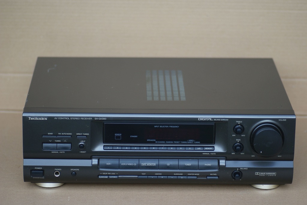 Amplituner Technics SA-GX390 2.0 czarny - 14009992639 - oficjalne archiwum Allegro