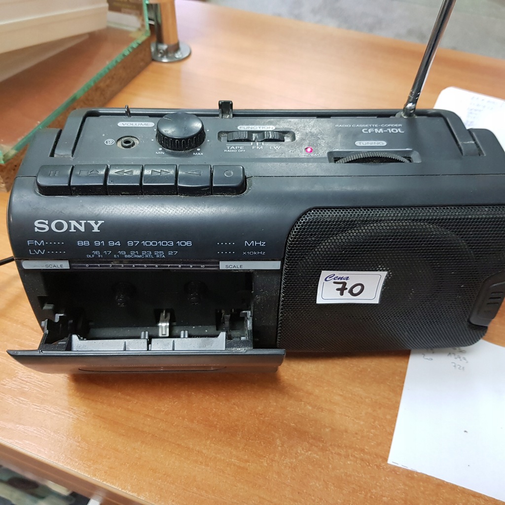 Radiomagnetofon Sony CFM 10L - 13049307647 - oficjalne archiwum Allegro