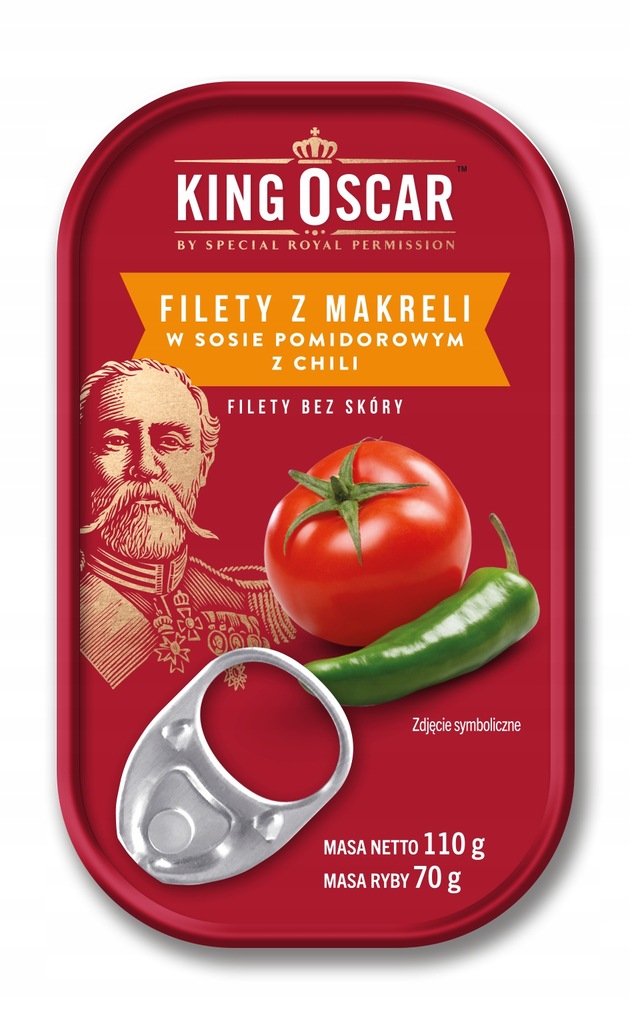 FILETY Z MAKRELI KING OSCAR 110G W POM Z CHILLI - 12171120379 ...