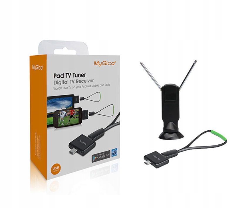 ANDROID TV TUNER ODBIORNIK PAD TV GENIATECH MYGICA PT362 DVB-T2 CZARNY ...