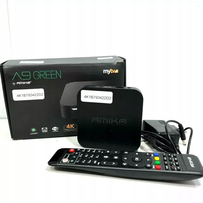 TV BOX AMIKO A9 GREEN - 2GB/8GB - ANDROID 11 - 12993781886 - oficjalne archiwum Allegro