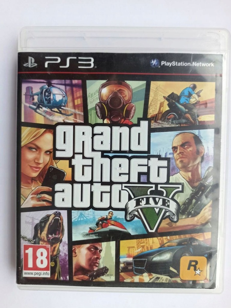 GTA V GRAND THEFT AUTO 5 PS3 - 12963343135 - oficjalne archiwum Allegro