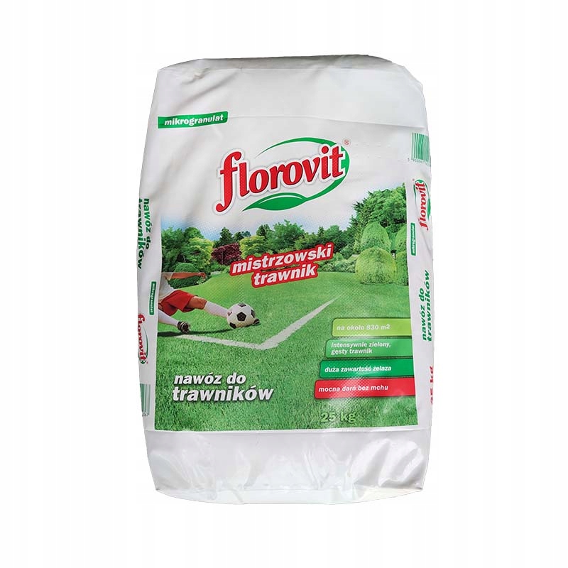 Florovit nawóz do trawników z mchem 25kg granulat - 10132768337 - oficjalne archiwum Allegro