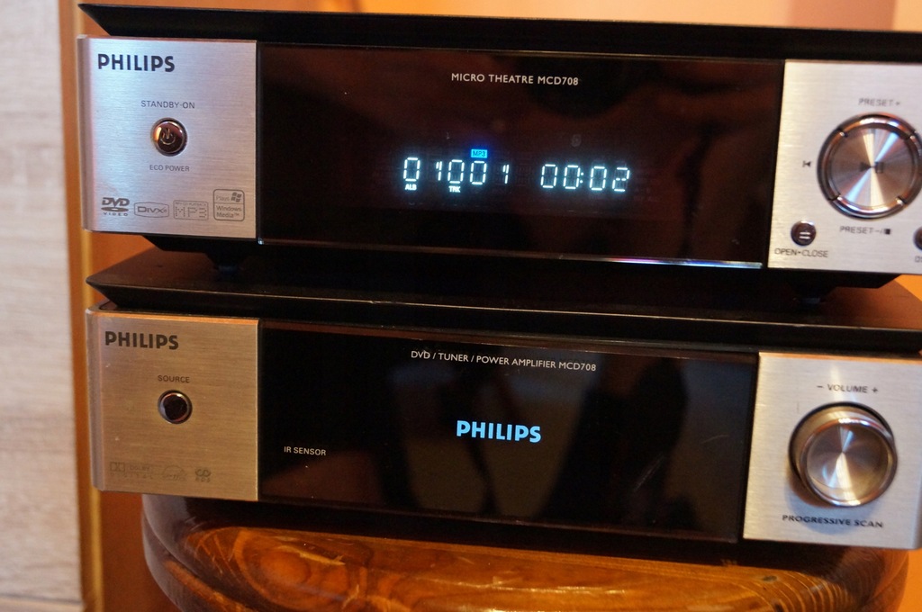 WIEŻA STEREO PHILIPS MCD708/12 - 12313916066 - oficjalne archiwum Allegro