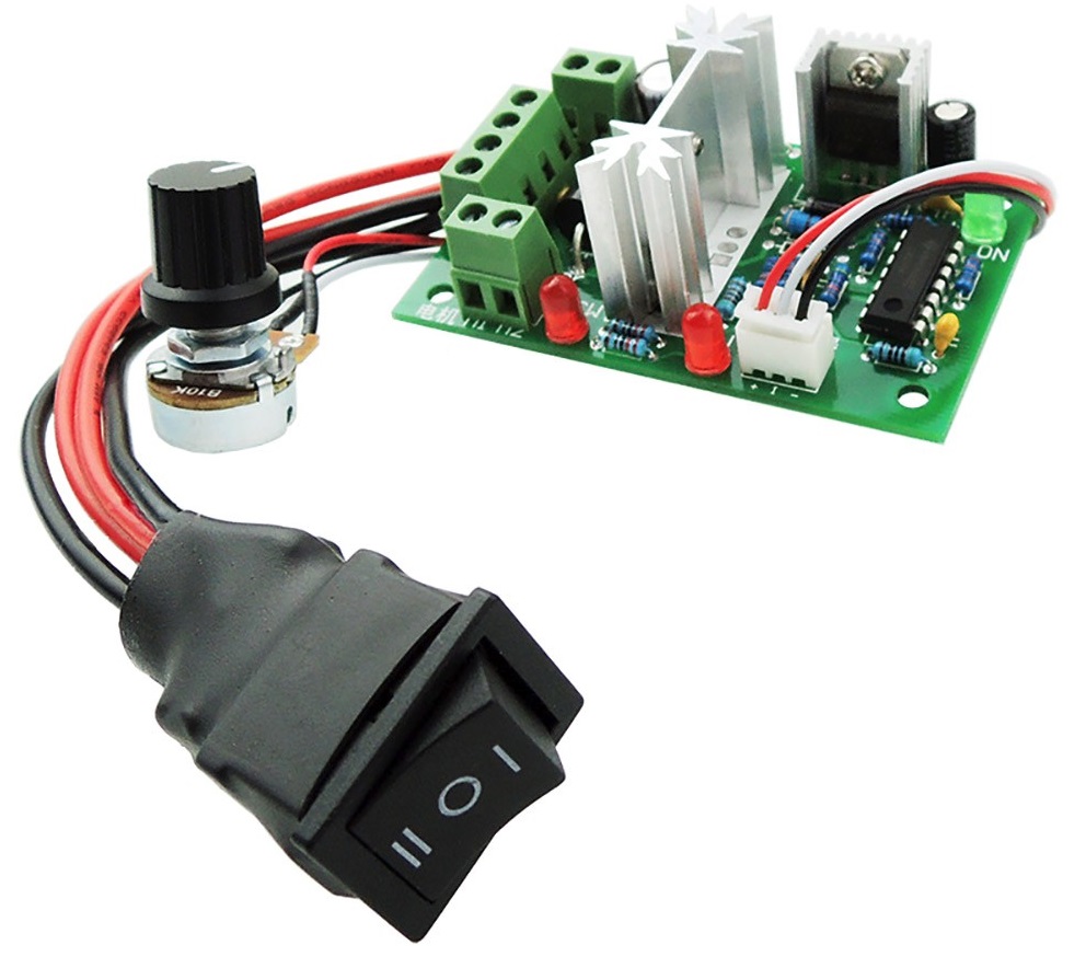 REGULATOR OBROTÓW SILNIKA DC LEWO PRAWO 10A - 7451571086 - oficjalne archiwum Allegro