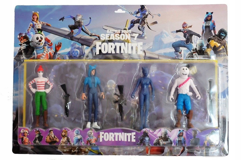Fortnite Battle Royale komplet figurki 4 szt broń - 8328055797 ...