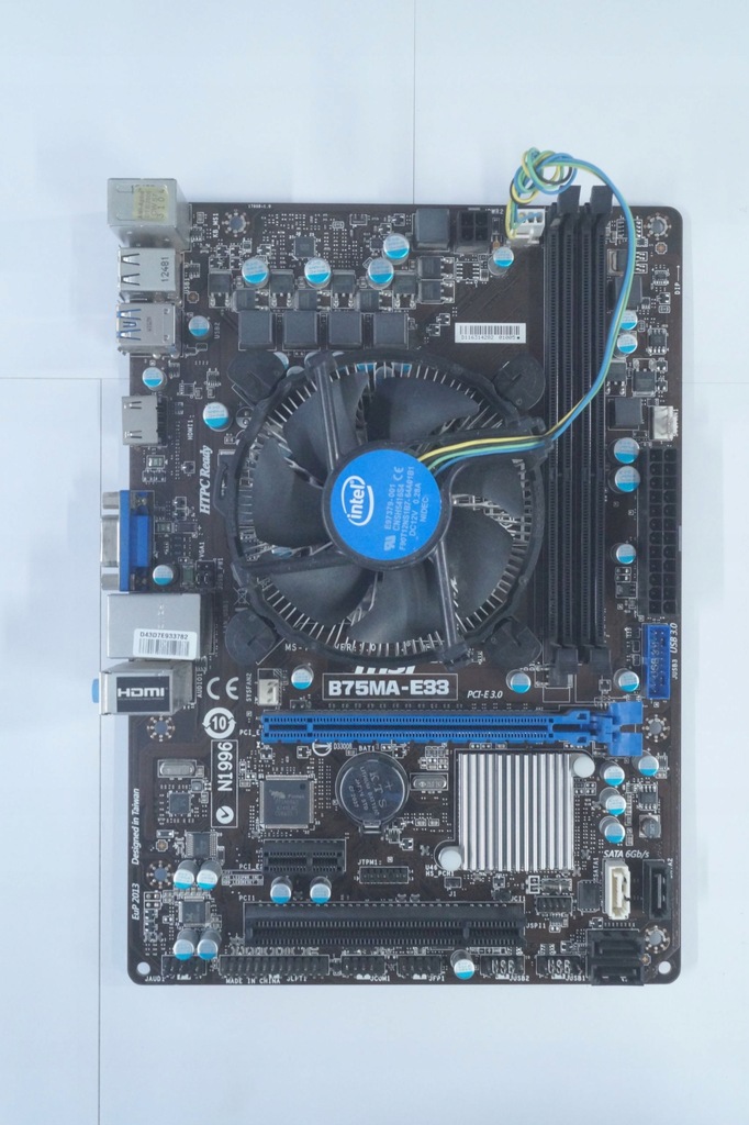 Płyta główna MSI B75MA-E33 Intel B75 LGA 1155 mATX - 11442246636 - oficjalne archiwum Allegro
