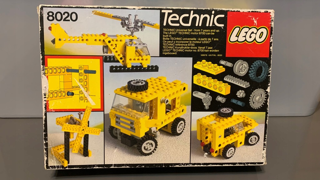 LEGO TECHNIC UNIVERSAL BUILDING SET 8020 UNIKAT - 12966665165 ...