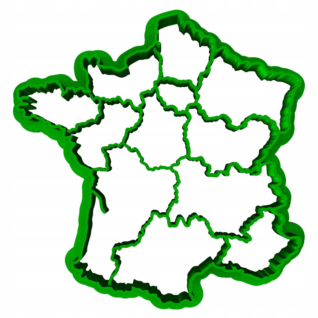 Foremka Wykrawacz do ciastek Mapa Francji 1 - 11427194192 - oficjalne ...