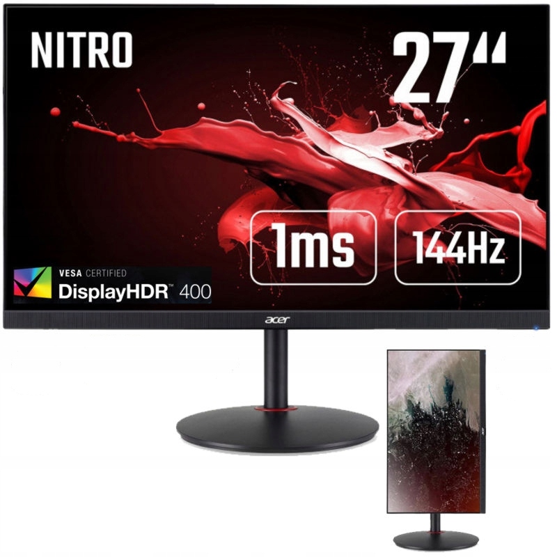 Acer NITRO 27'' XV272 FHD/IPS/144Hz/1ms/HDR/IPS - 11725814480 ...