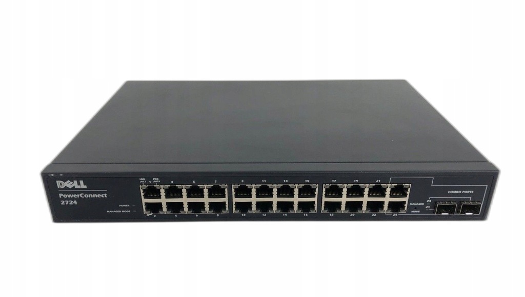 DELL POWERCONNECT 2724 24xGIGABIT RJ45 4xSFP+ eti - 12892123895 ...