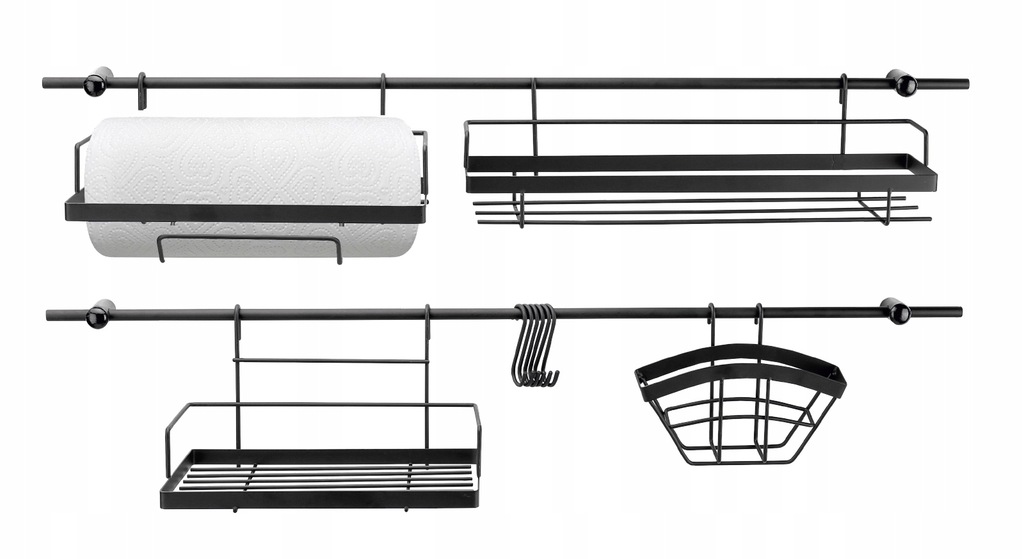 RELING WIESZAK KUCHENNY 16EL RĘCZNIK PÓŁKA HACZYKI - 11749271545 ...