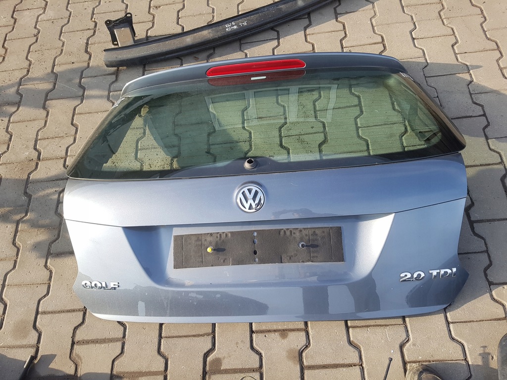 VW GOLF 5 V 04-09r KOMBI KLAPA BAGAŻNIKA TYŁ LD7X - 12761959375 ...