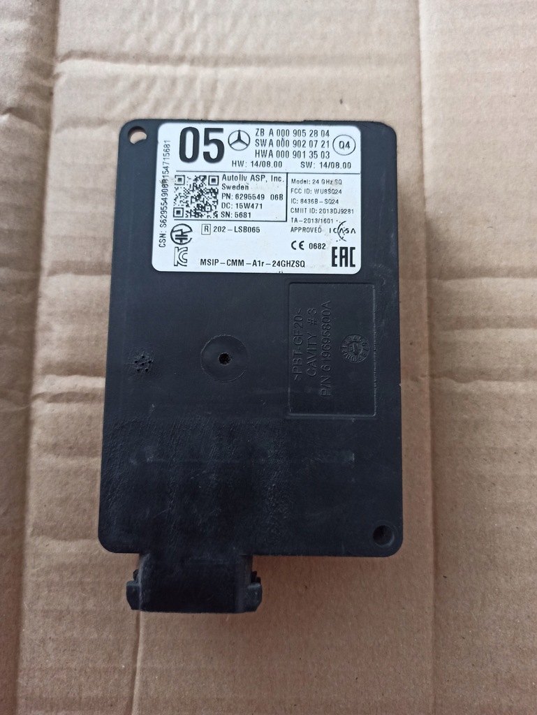 MERCEDES A0009052804 RADAR CZUJNIK ACC SENSOR - 14400884852 - oficjalne ...