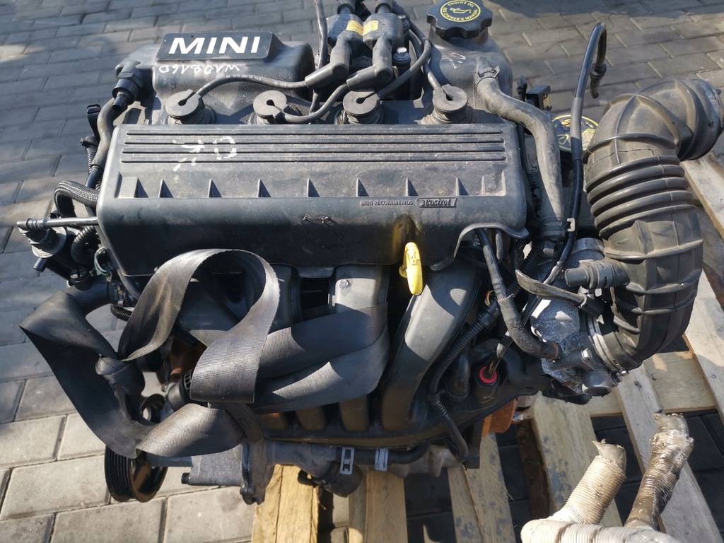 SILNIK KOMPLETNY MINI COOPER R50 R51 R53 1.6 b - 12619824708 ...