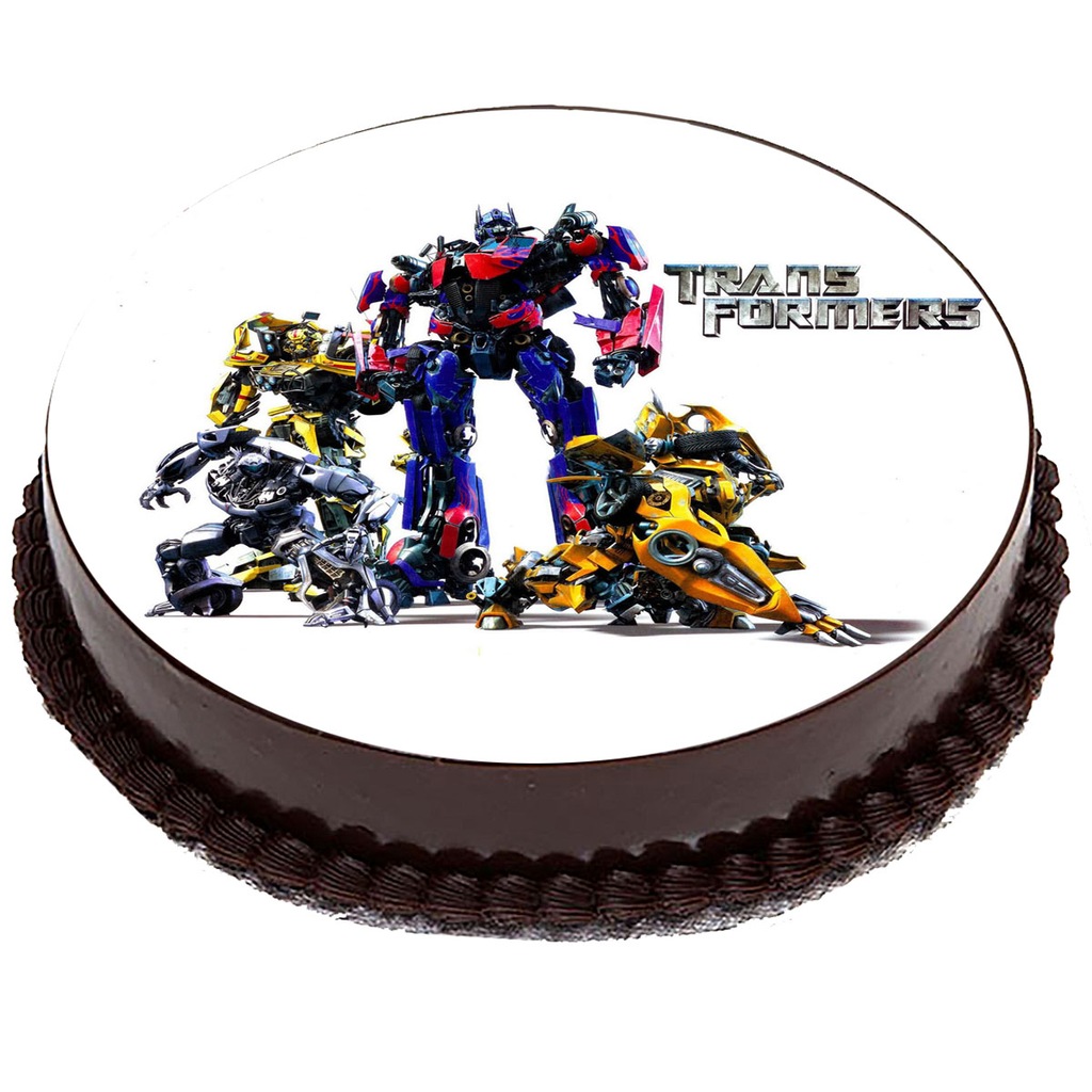 OPŁATEK NA TORT Transformers Optimus Prime 18cm - 7085539142 ...