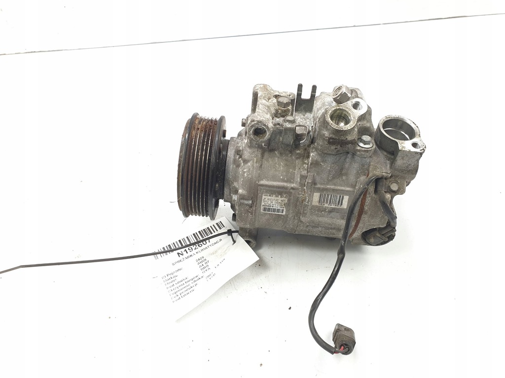 SPRĘŻARKA KLIMATYZACJI 8E0260805AS AUDI A4 B7 - 13133862370 - oficjalne ...