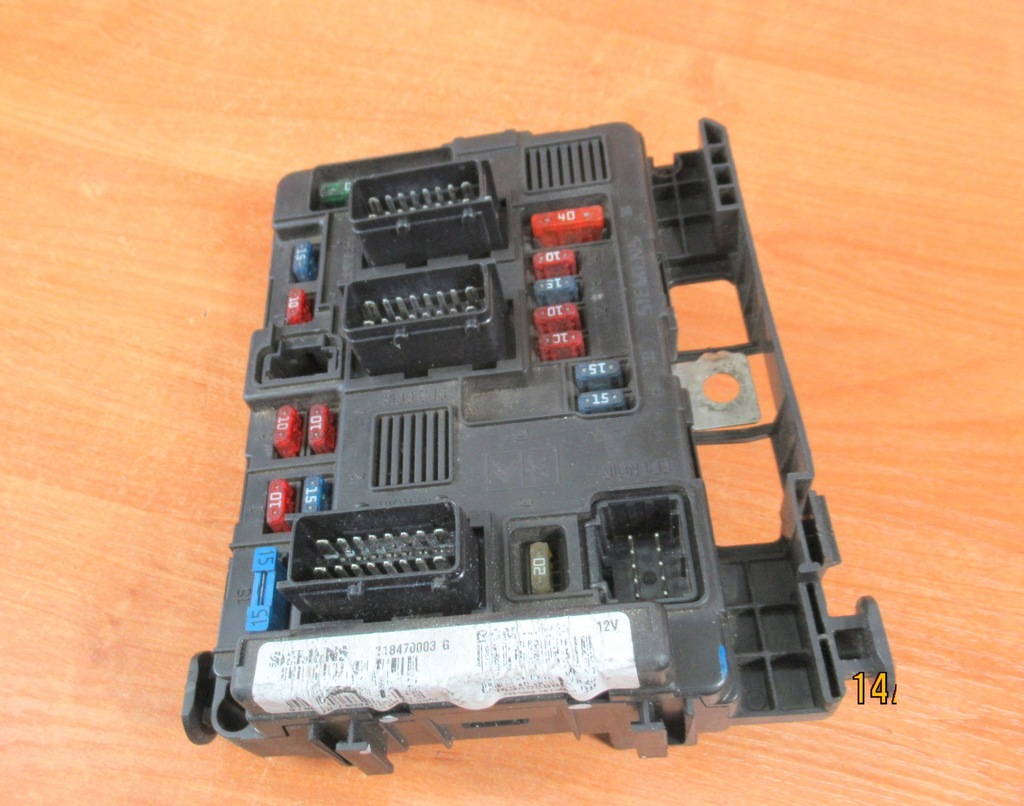 MODUŁ SKRZYNKA BSM B3 CITROEN C2 C3 C5 9643498880 - 12454984205 ...