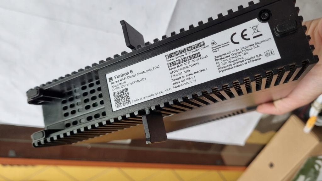 ROUTER TUNER ORANGE FUNBOX 6 STAN DOBRY GWR - 12725248179 - oficjalne ...