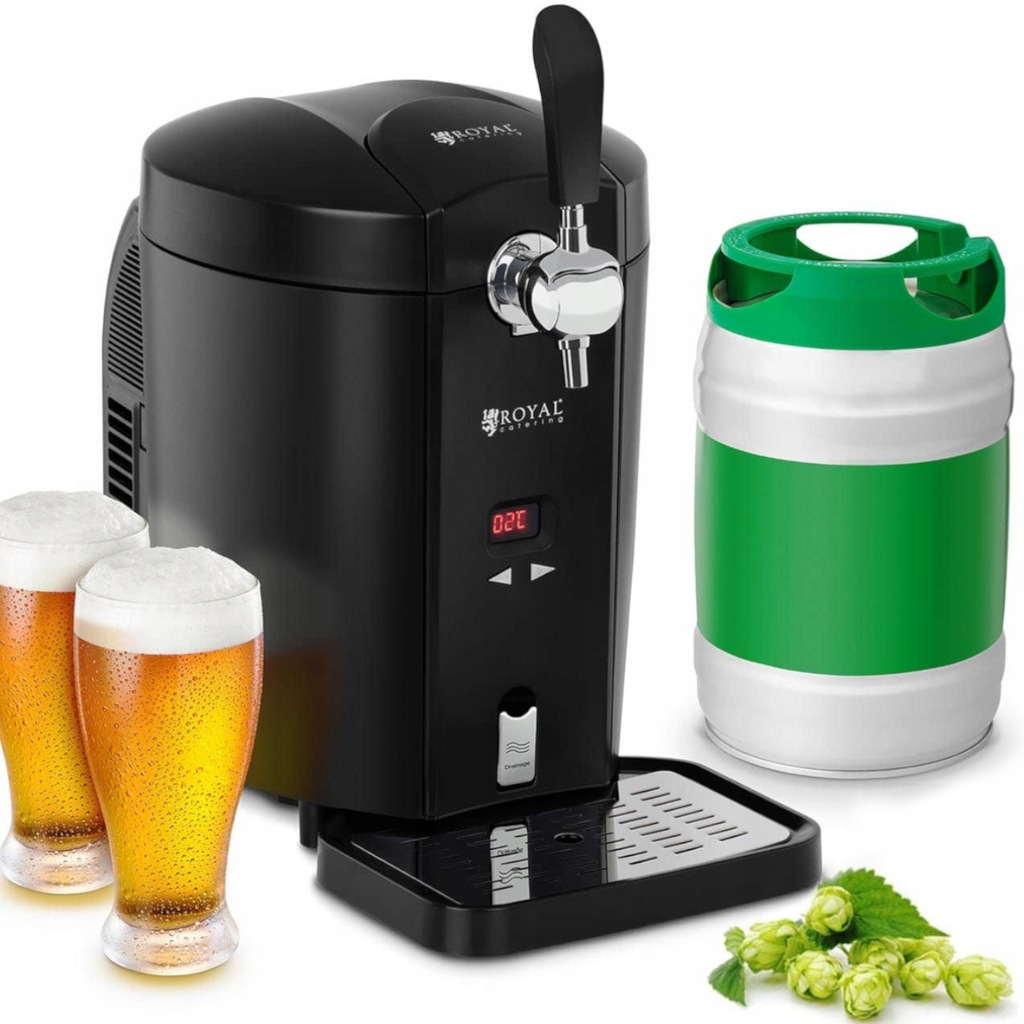 DOZOWNIK DO PIWA NA NABOJE CO2 KEG 5L 2-12 C LED - 12898096001 ...