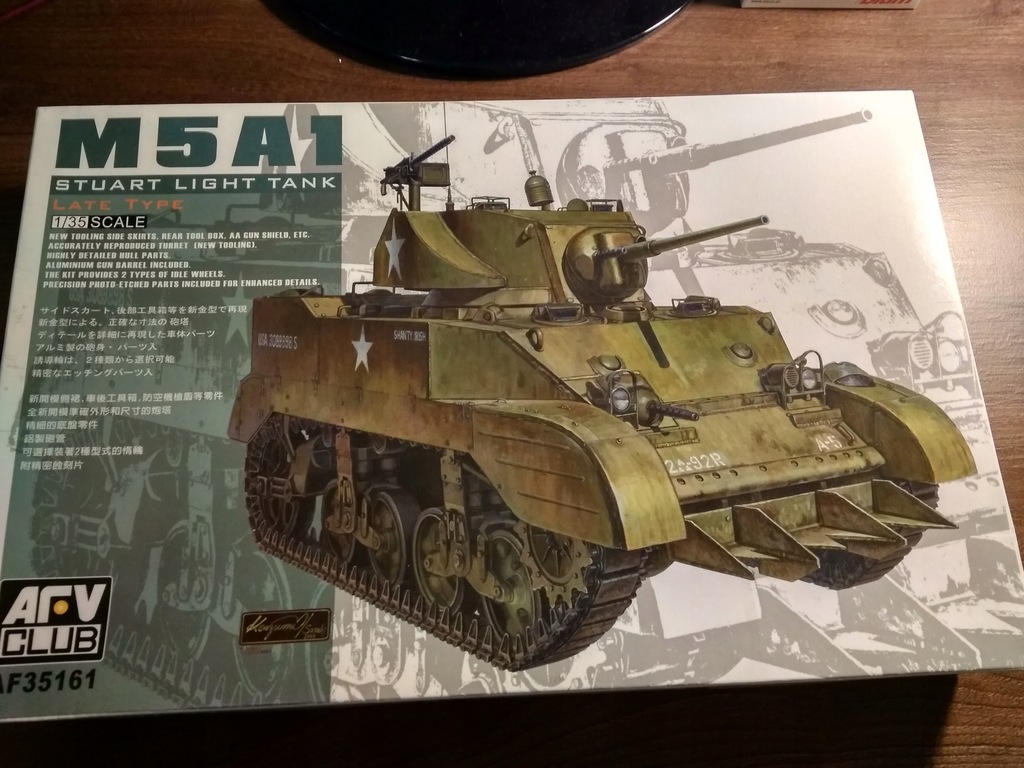 Afv Club 35161 M5A1 Stuart Late Type - 8800114847 - oficjalne archiwum Allegro