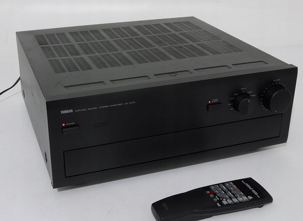 YAMAHA AX-1070 WZMACNIACZ STEREO TOP MODEL PILOT - 12324583316 - oficjalne archiwum Allegro
