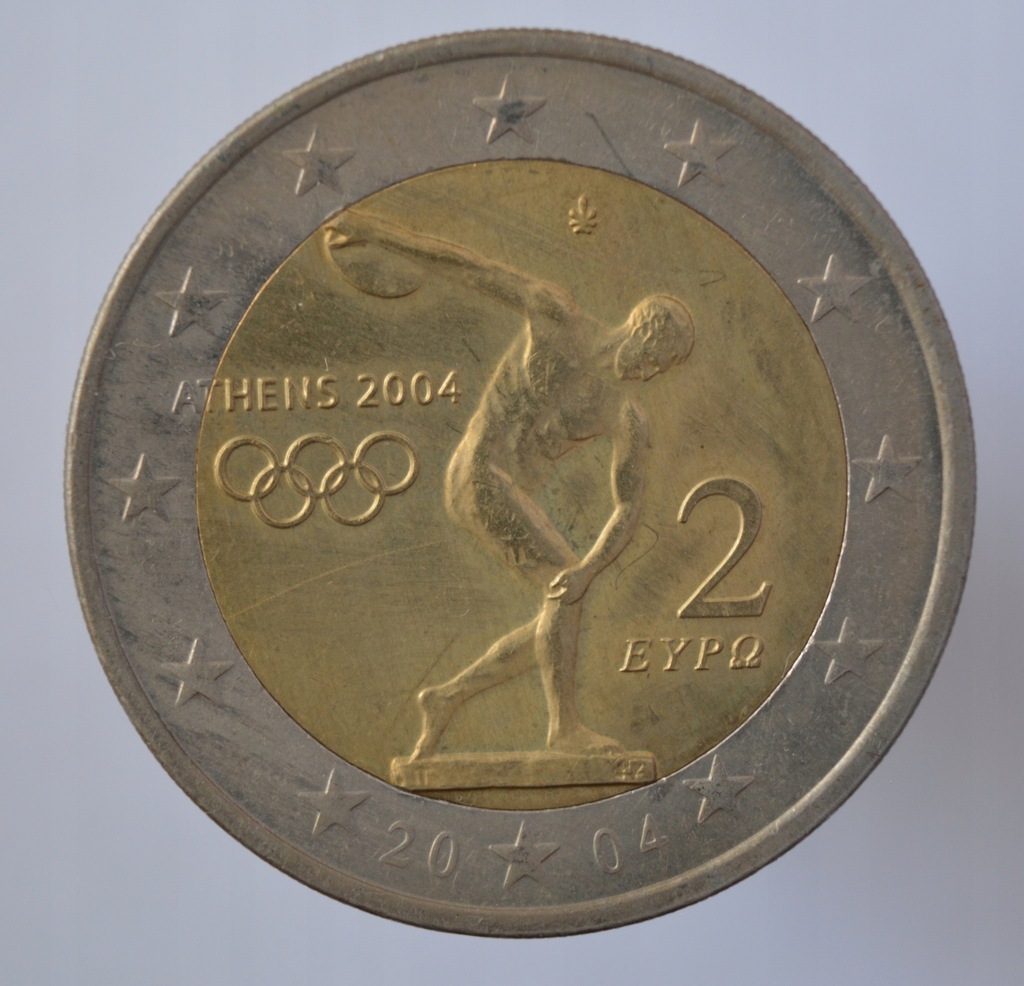 Grecja 2 euro 2004 Letnie IO Ateny - 14046799130 - oficjalne archiwum ...