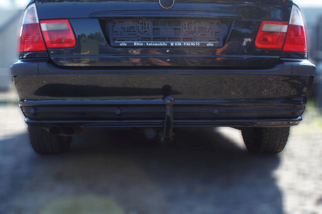 BMW E46 kombi Zderzak tylny tył Blacksapphire - 12360210691 - oficjalne archiwum Allegro