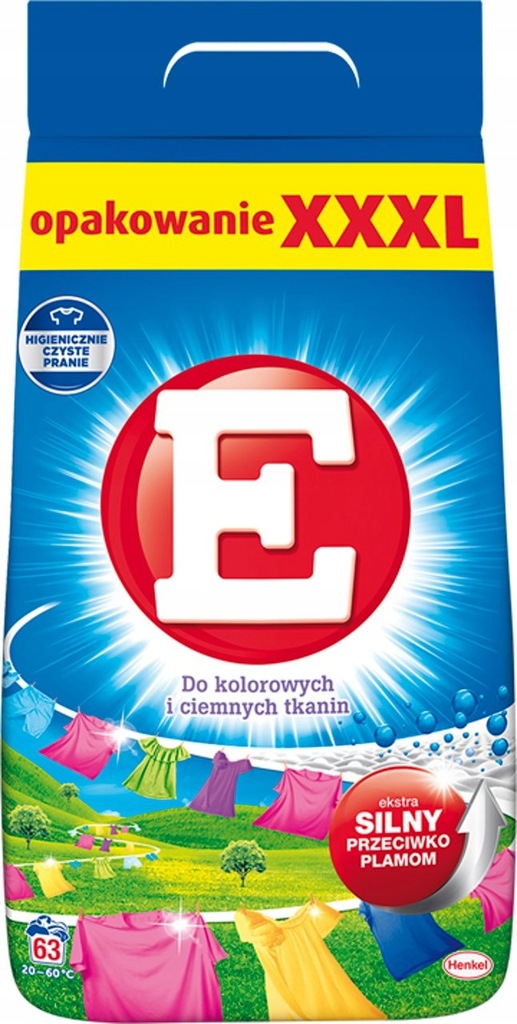HENKEL - E - PROSZEK DO PRANIA - 4,095 KG - KOLOR - 12581908993 ...