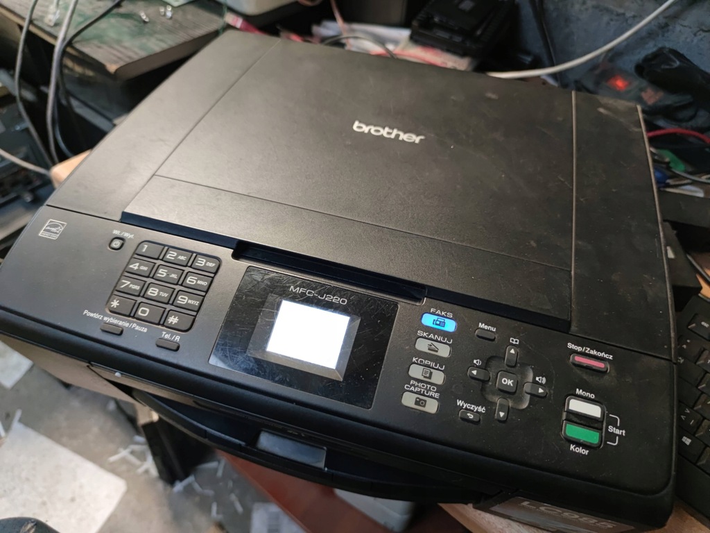 Drukarka Brother MFC-J220 błąd 4F - 12042967805 - oficjalne archiwum ...