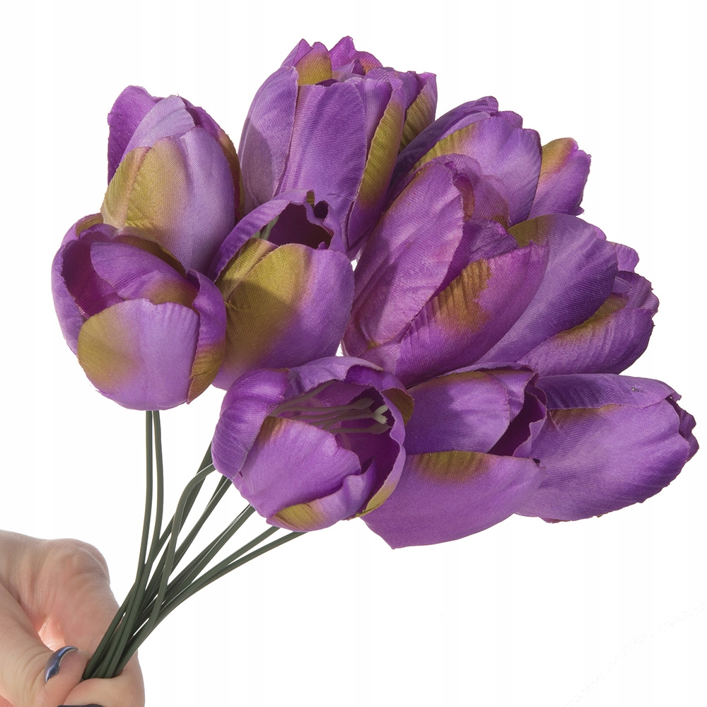 Tulipany Sztuczne Kwiaty Główki Ozdobne Tulipana - 11783237066 ...