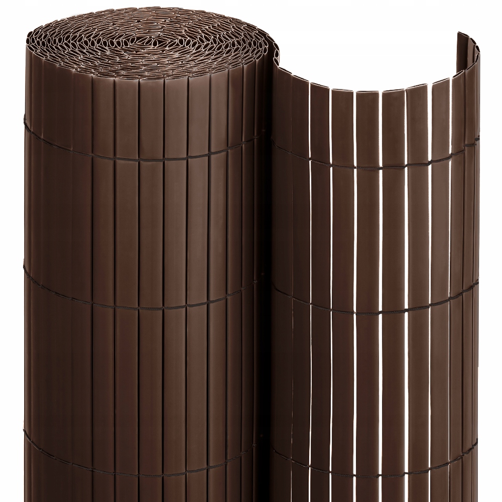 DWUSTRONNA MATA NA TARAS BALKON PŁOT OSŁONA PVC BAMBUSOWA 120x500 cm ...