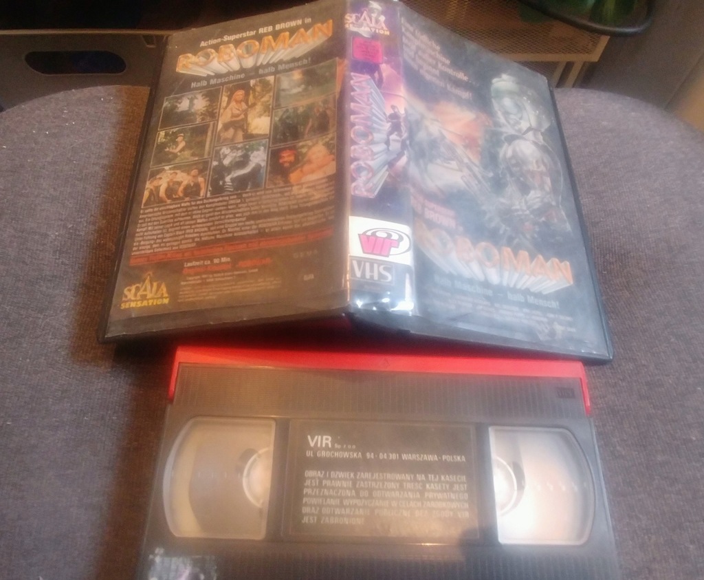 ROBOMAN aka ROBOWAR_VIR_VHS - 12186240628 - oficjalne archiwum Allegro