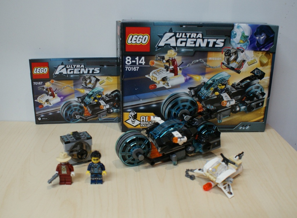 LEGO ULTRA AGENTS 70167 INVIZABLE MOTOR UCIECZKA - 7584533597 ...