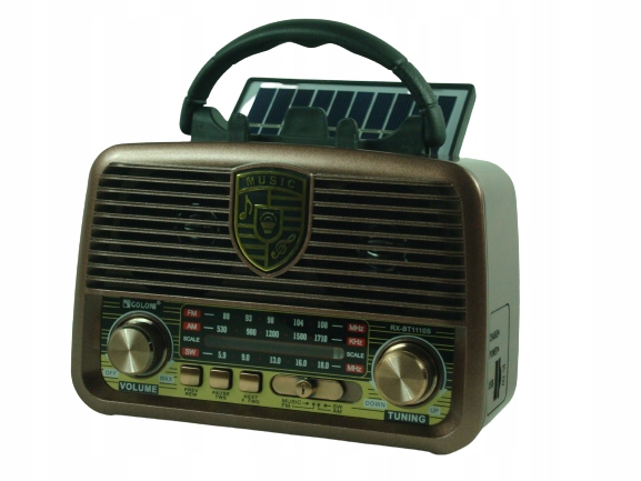 RADIO RETRO GOLON RX-BT1110S SOLAR/USB - 12895177781 - oficjalne ...