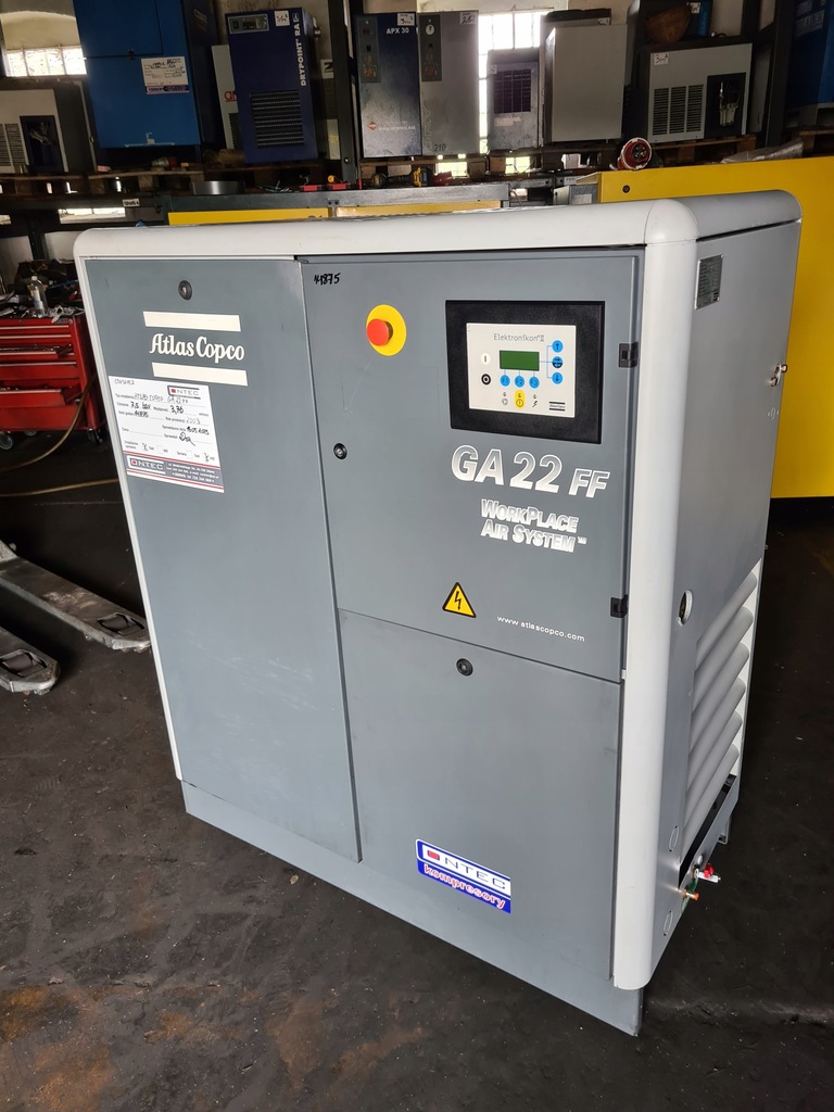 Kompresor śrubowy ATLAS COPCO GA 22 ff - 13796394566 - oficjalne ...
