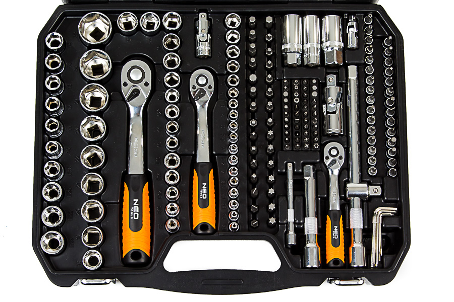 NEO 08-671 Zestaw kluczy nasadowych 219e.l Walizka - 9812575000 - oficjalne archiwum Allegro