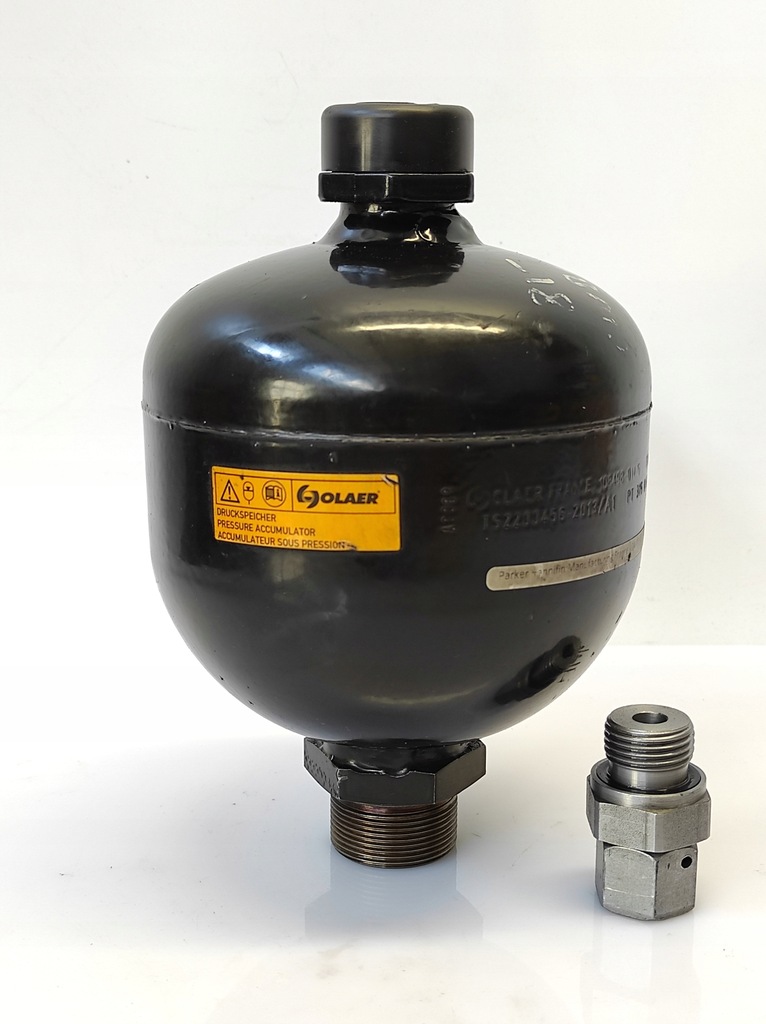 PARKER / OLAER 0,75L 210BAR 1/2 HYDROAKUMULATOR AMORTYZATOR ...