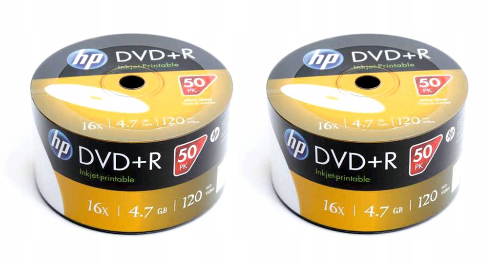 HP DVD+R 4,7GB Printable 100szt do nadruku HIT !!! - 7725763855 - oficjalne archiwum Allegro