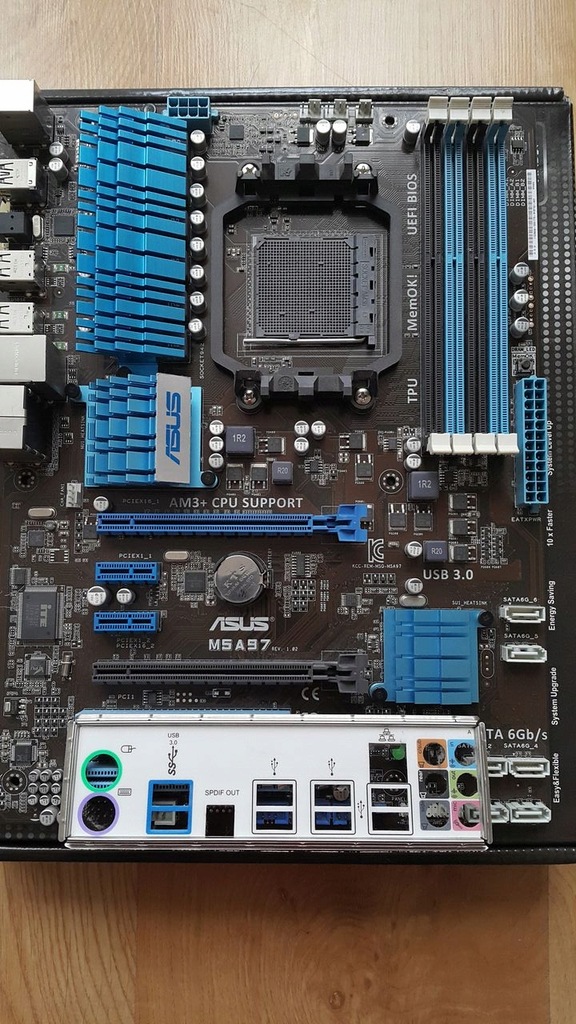 Płyta główna Asus M5A97 ATX rev 1.02 komplet - 12743255995 - oficjalne ...